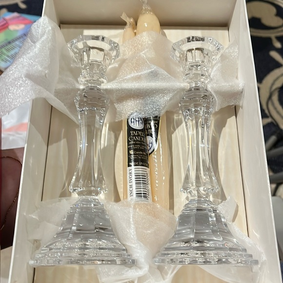 Wedgwood | Accents | Wedgwood Full Lead Crystal Candlesticks | Poshmark